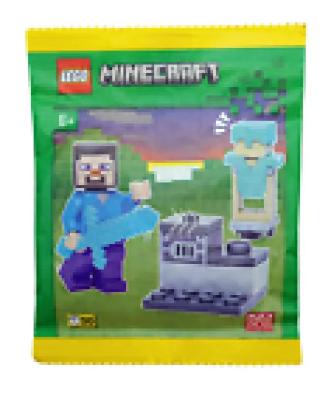 LEGO® Minecraft: Steve mit Diamant-Rüstung NEU! | Stein-Experte